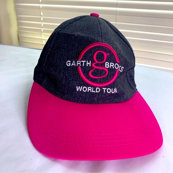 Garth Brooks | Accessories | Rare Garth Brooks World Tour Hat Cap Pink ...